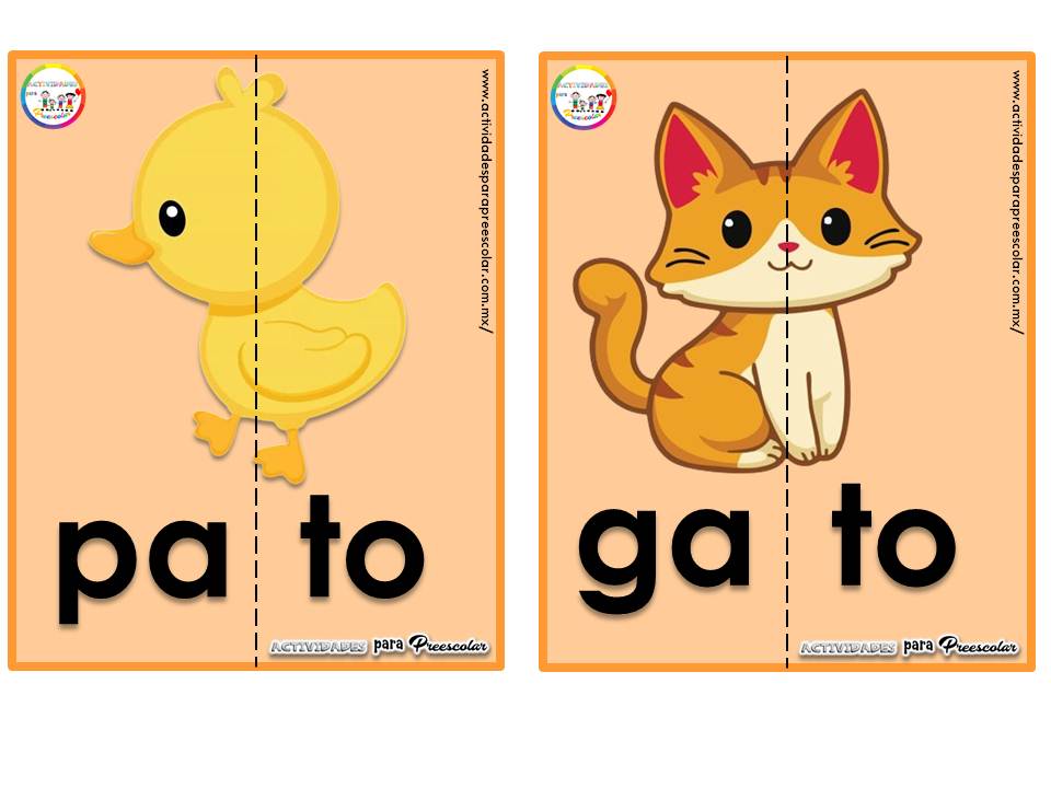 Silabario de animales