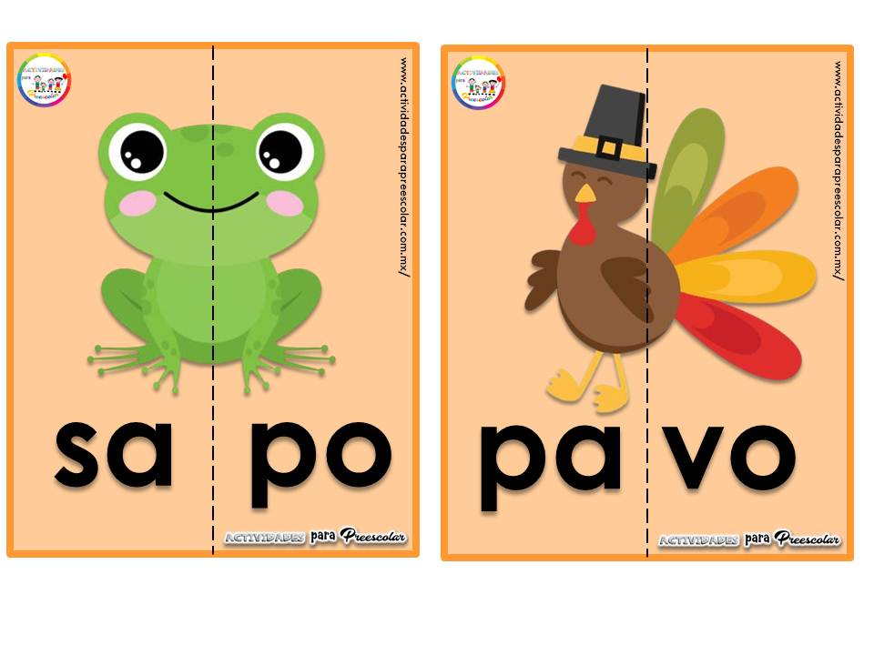 Silabario de animales