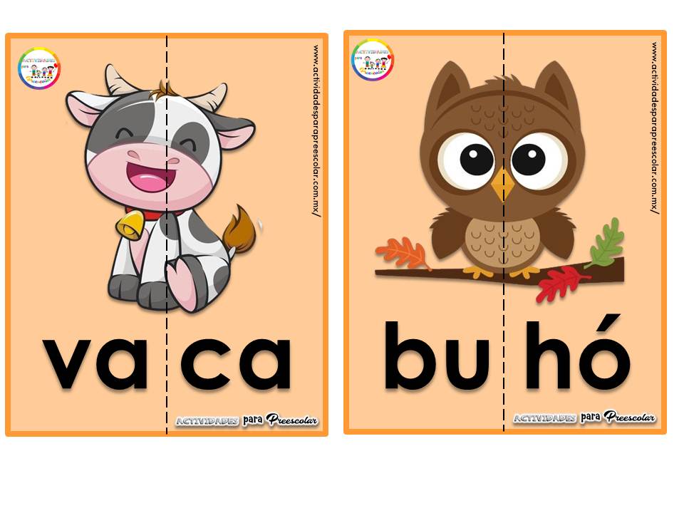 Silabario de animales