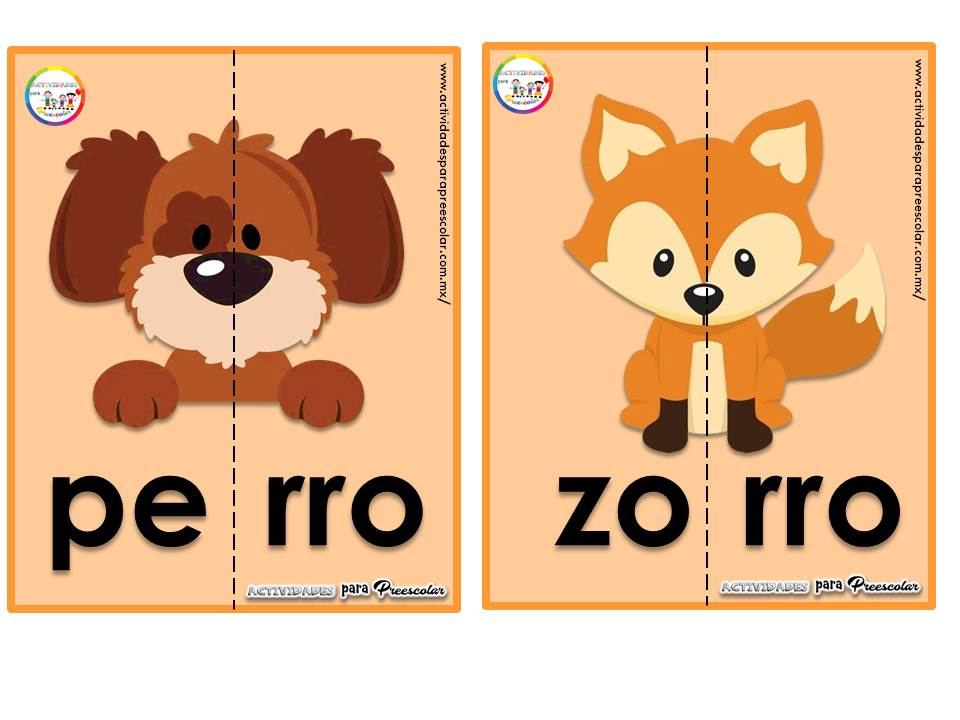 Silabario de animales