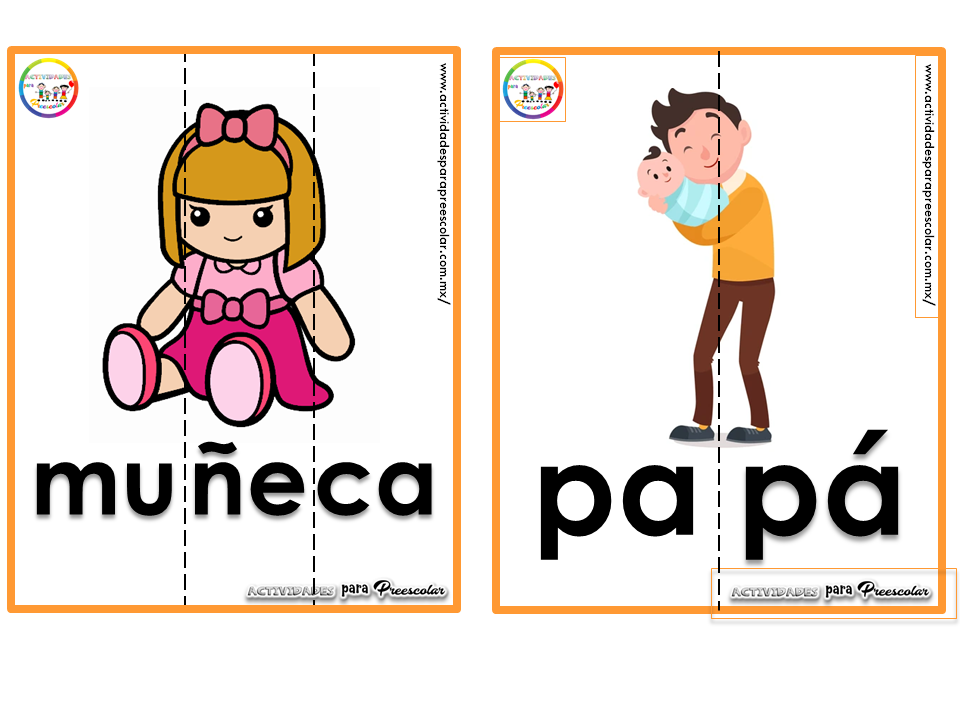 Tarjetas de Sílabas