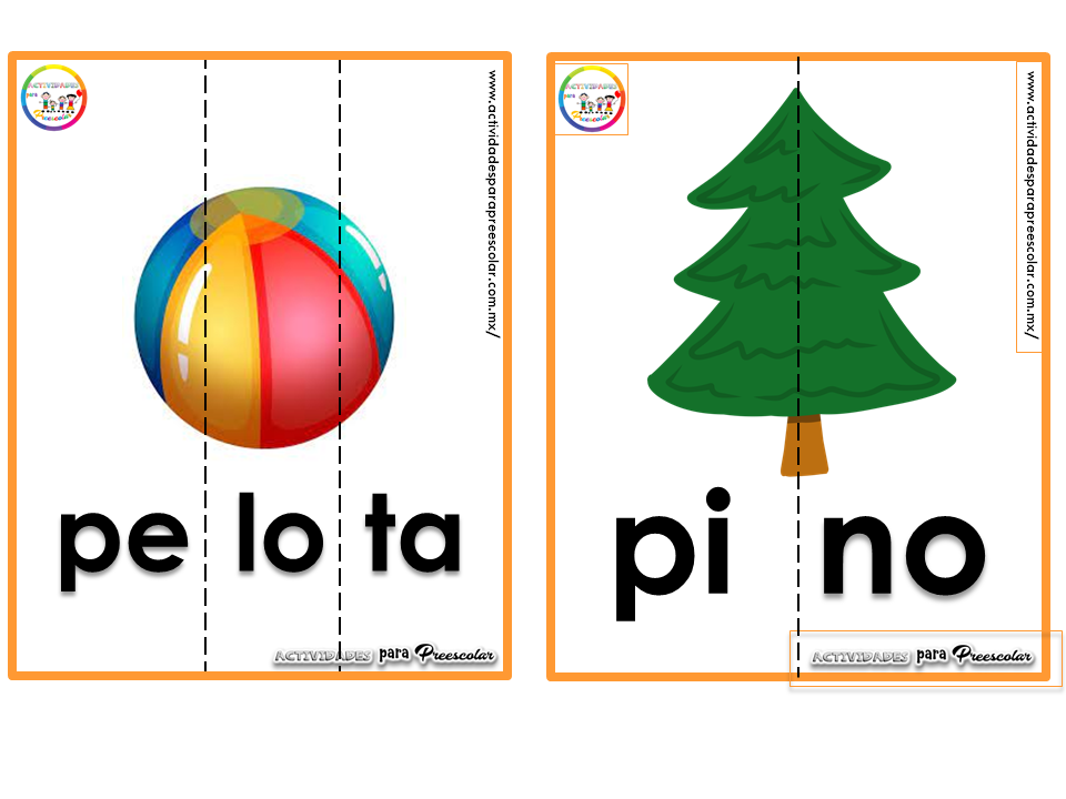 Tarjetas de Sílabas